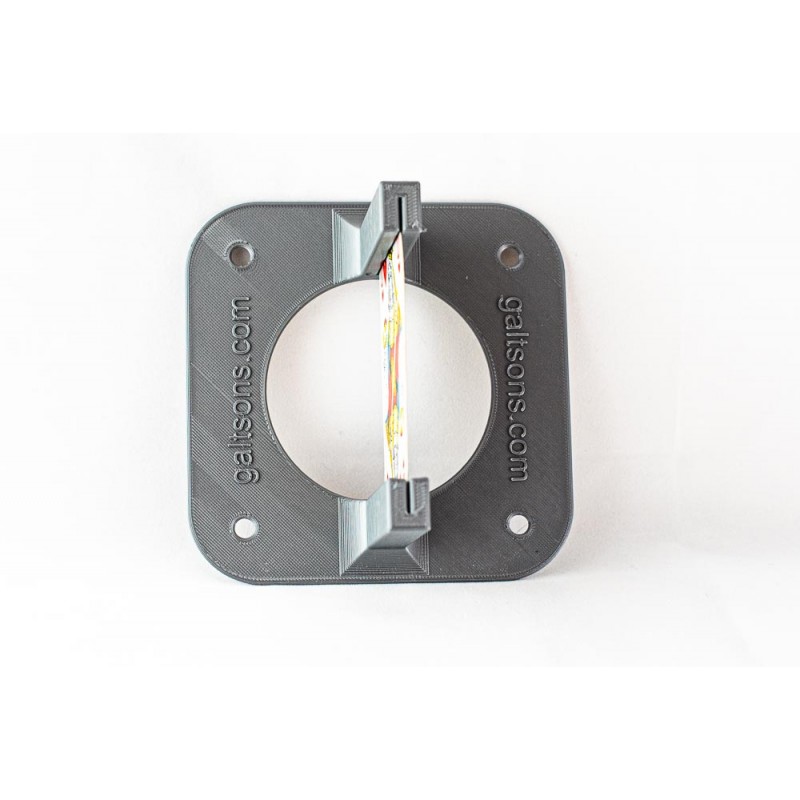 Playing card holder for precision shooting